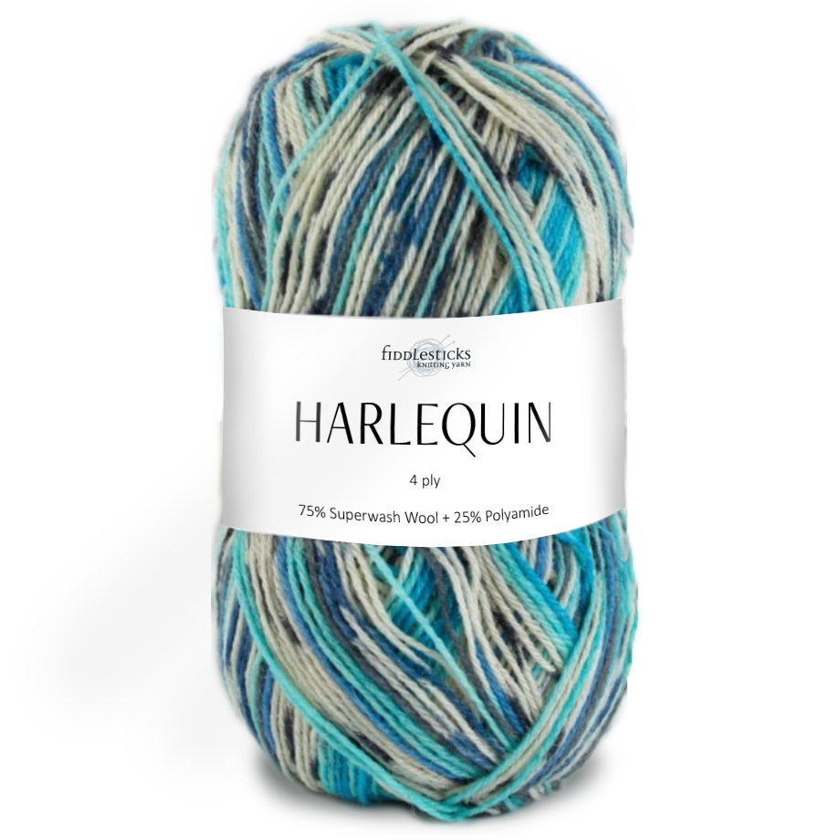 Harlequin Sock Yarn | Fiddlesticks | Texyarns